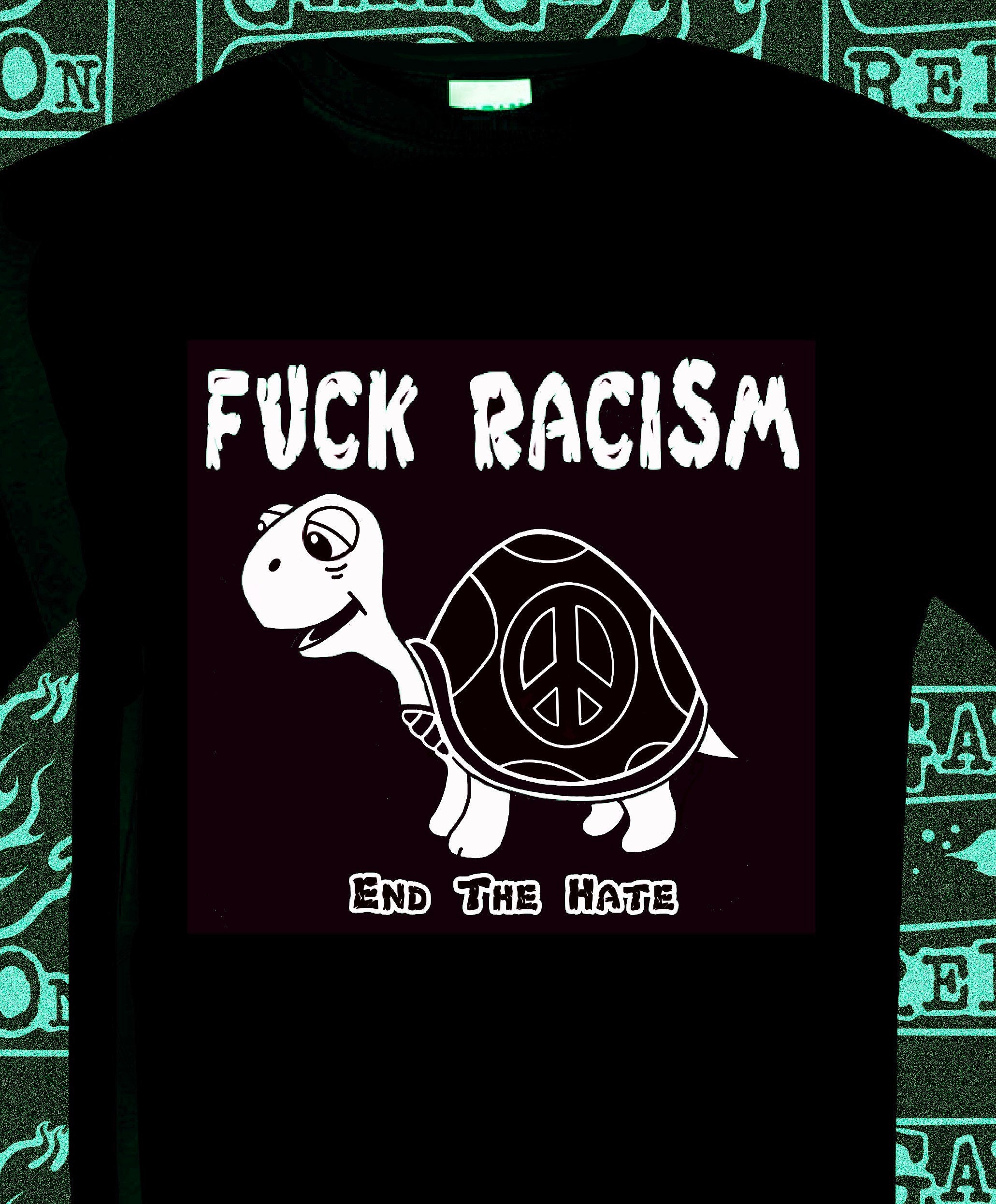 Fk Racism Turtle T-shirt | Etsy