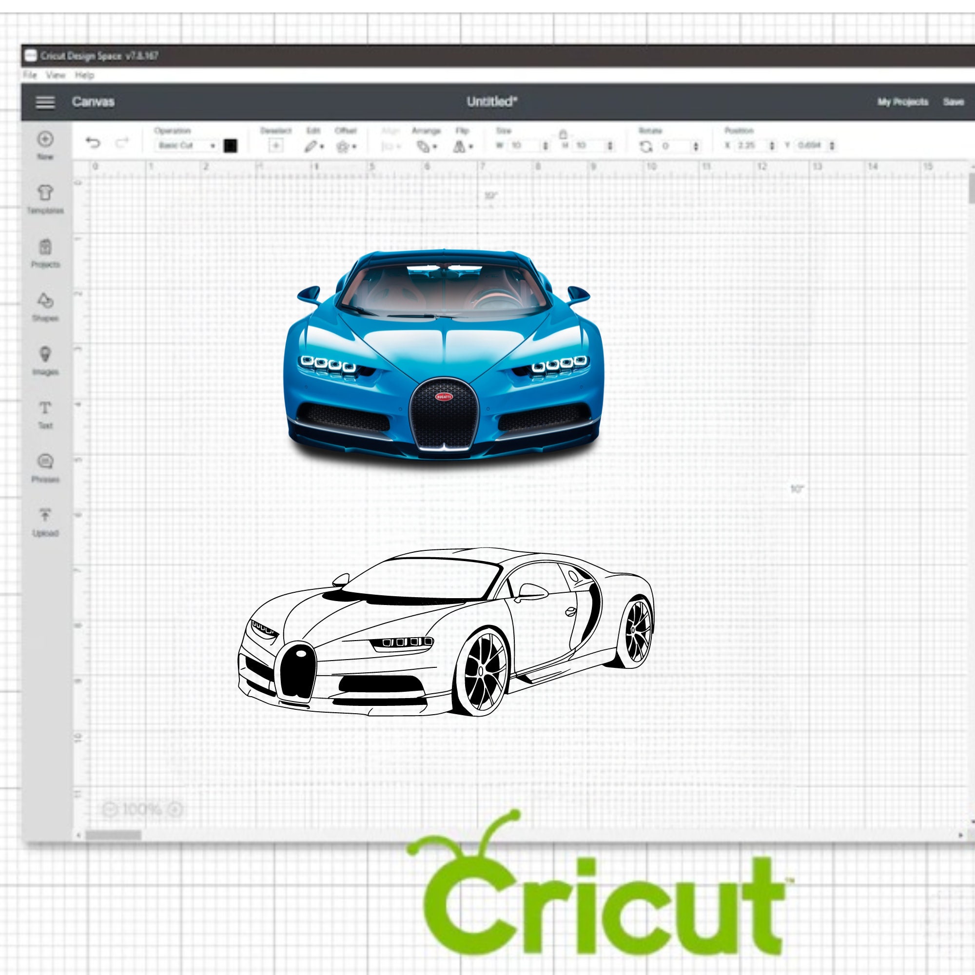 SVG Bugatti chiron svg png Clipart Bugatti chiron - Etsy France