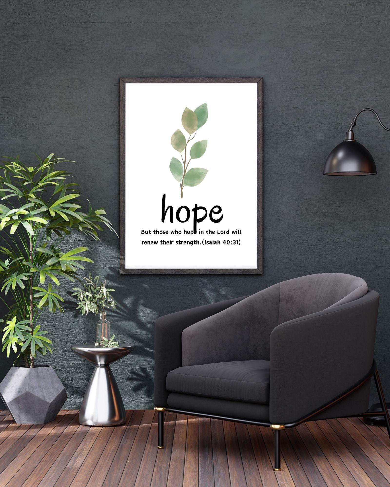 Faith Hope Love Bible Verse Wall Art Set of 3 Prints, Scripture Quote. 2 Corinthians 5.7,isaiah ...