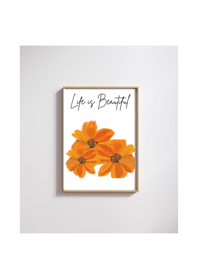 Printable Life is Beautiful DIGITAL DOWNLOAD - Etsy
