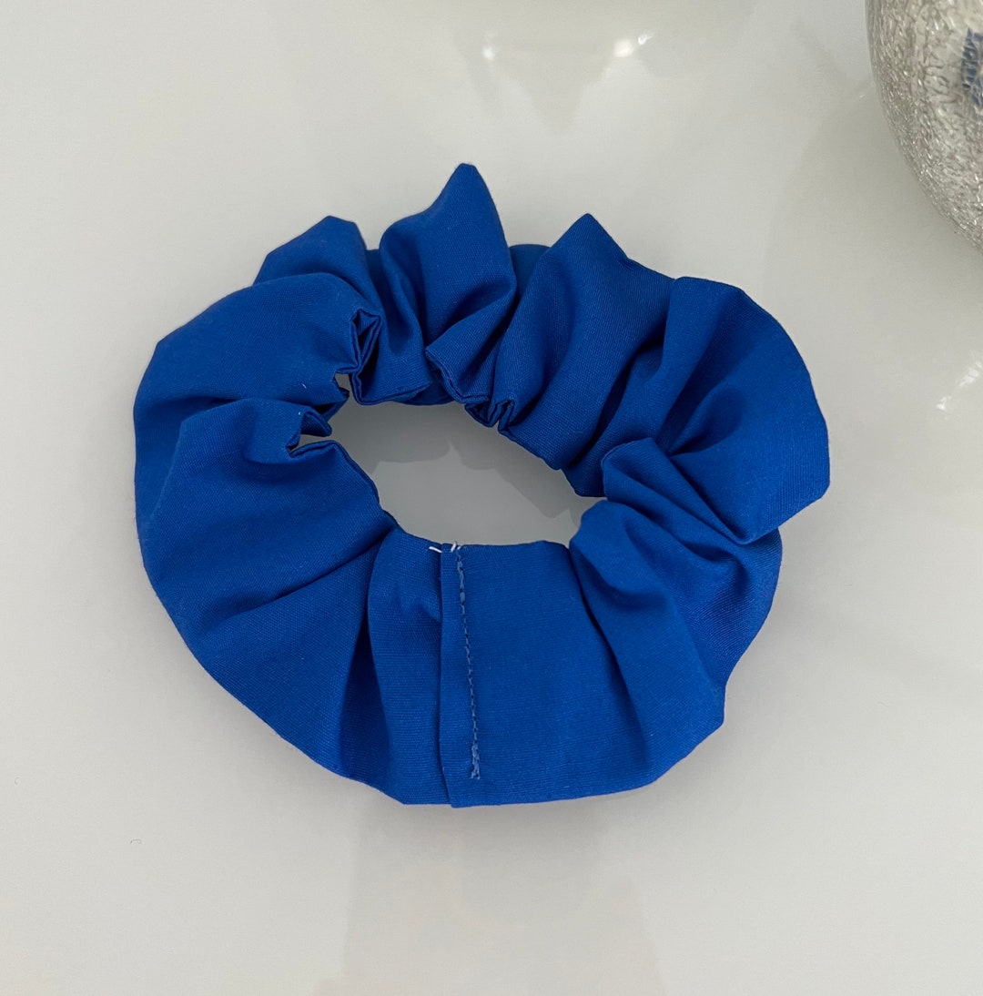 Royal Blue Scrunchie Scrunchies Handmade Scrunchie Hair Accessories ...