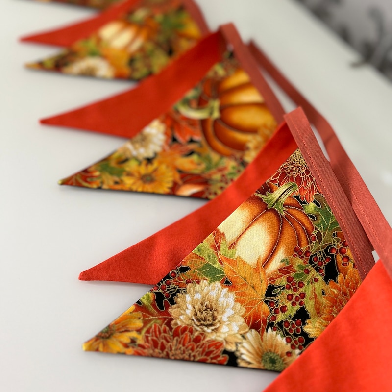 Autumn Bunting - Etsy