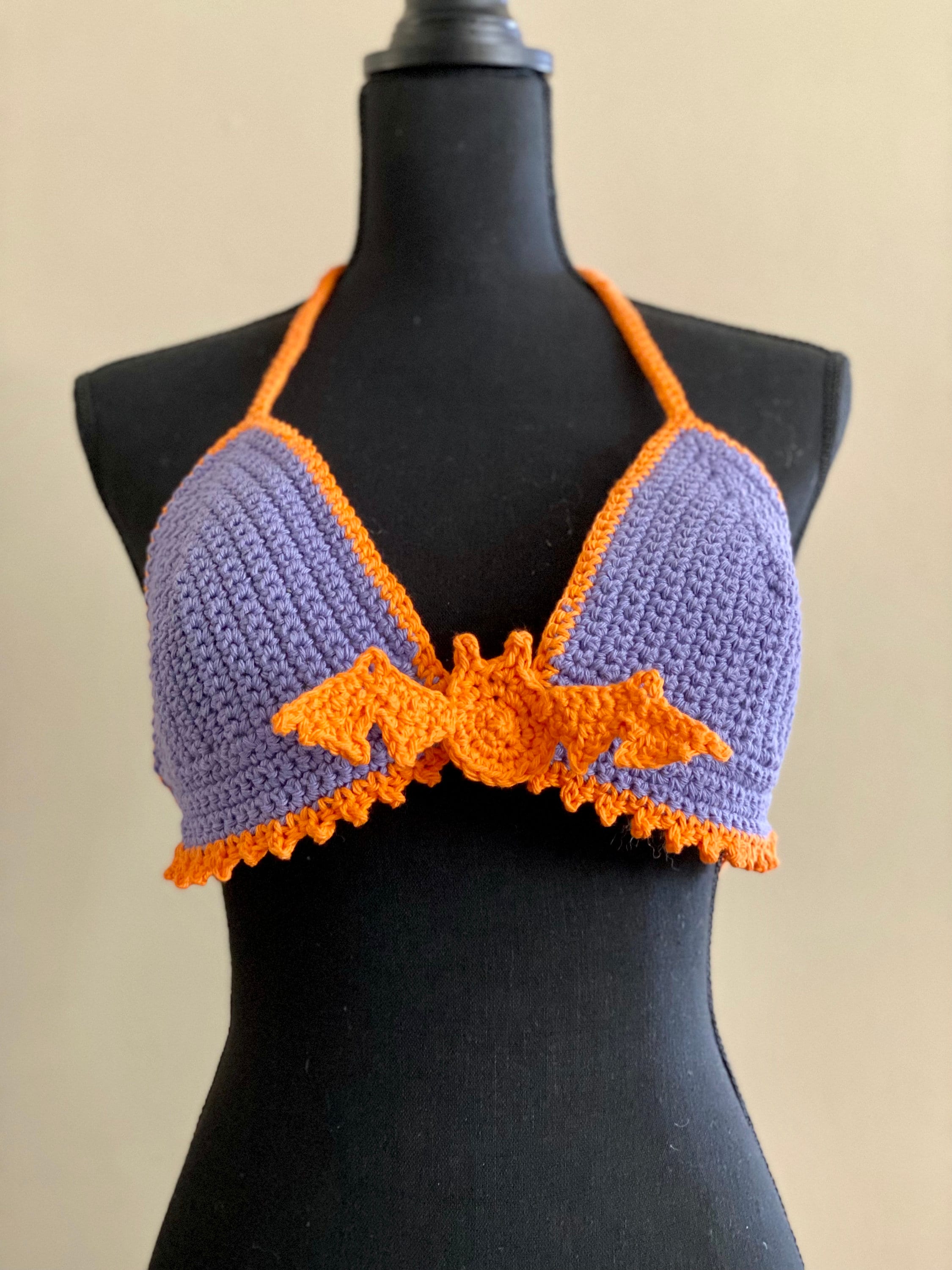 Halloween Bat Top Crochet Pattern Digital PDF - Etsy