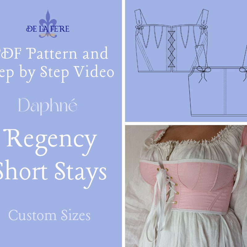 Regency Corset - Etsy