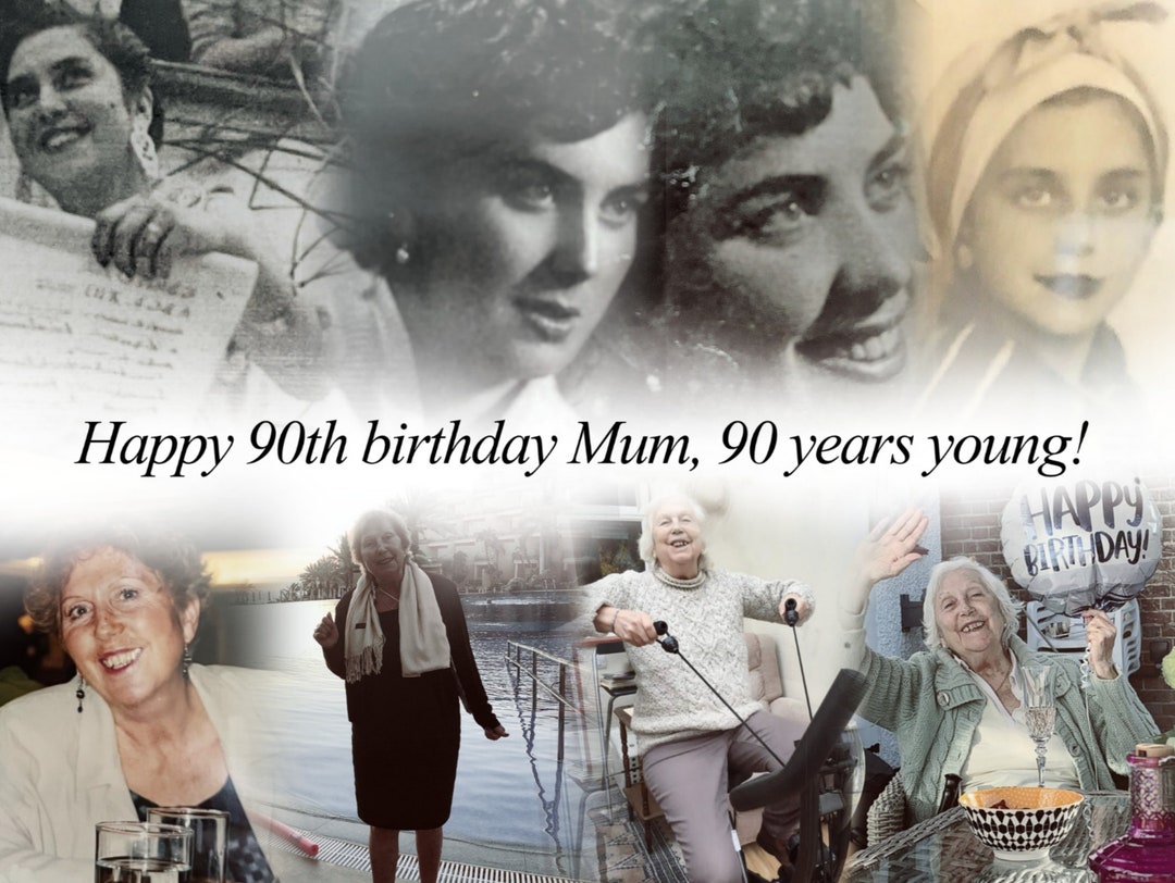 Blended Photo Collage With Free Custom Text the Perfect Gift for ...