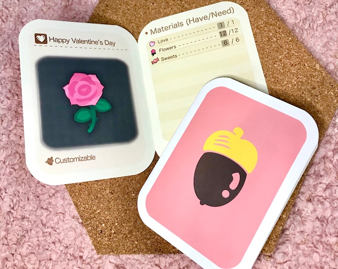 Animal Crossing Recipe Cards - Etsy