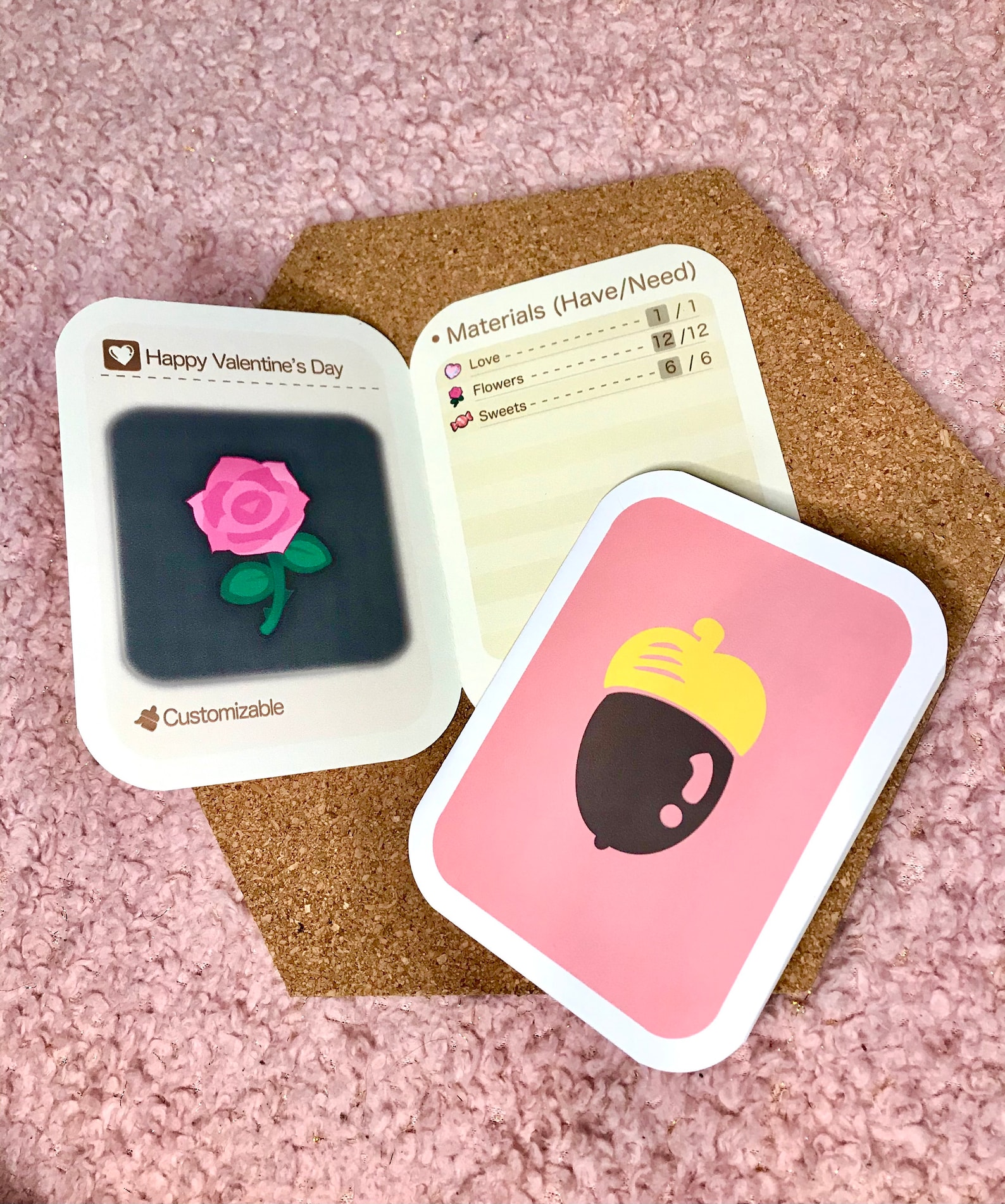 PRINTABLE DIY Recipe Valentine Card - Etsy