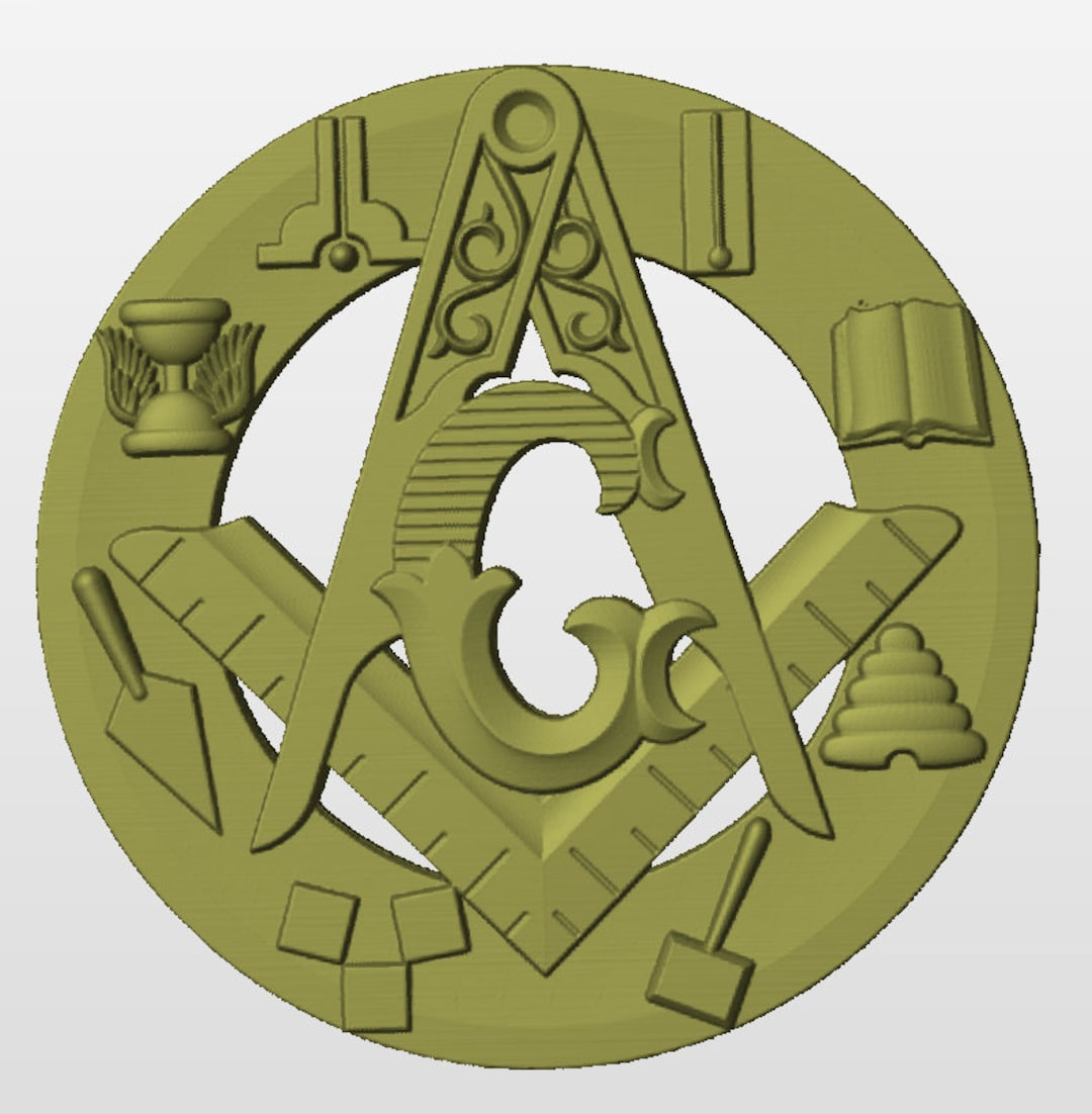 Masonic Symbol STL Download File-no Physical Item - Etsy