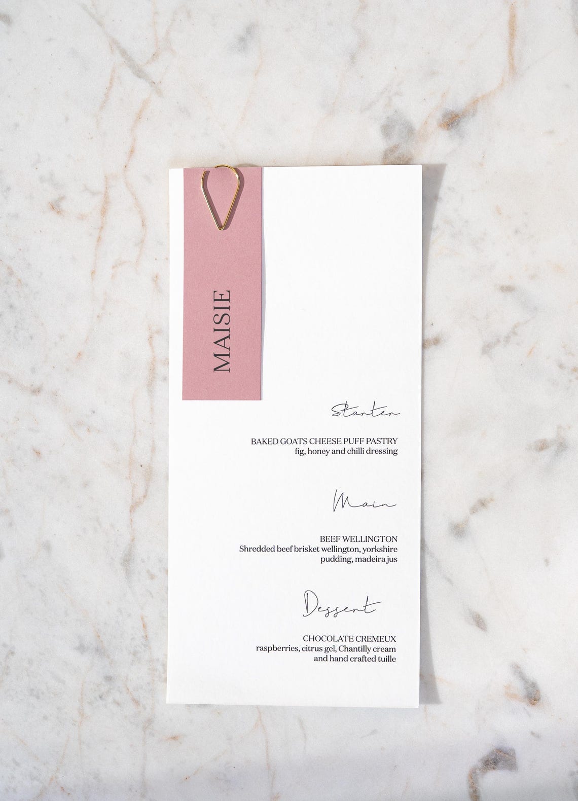 Menu Name Tag - Wedding Name Card - Place Card - Etsy UK