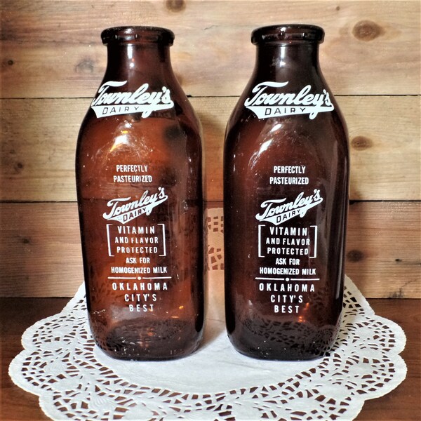 Oklahoma Milk Bottle - Etsy