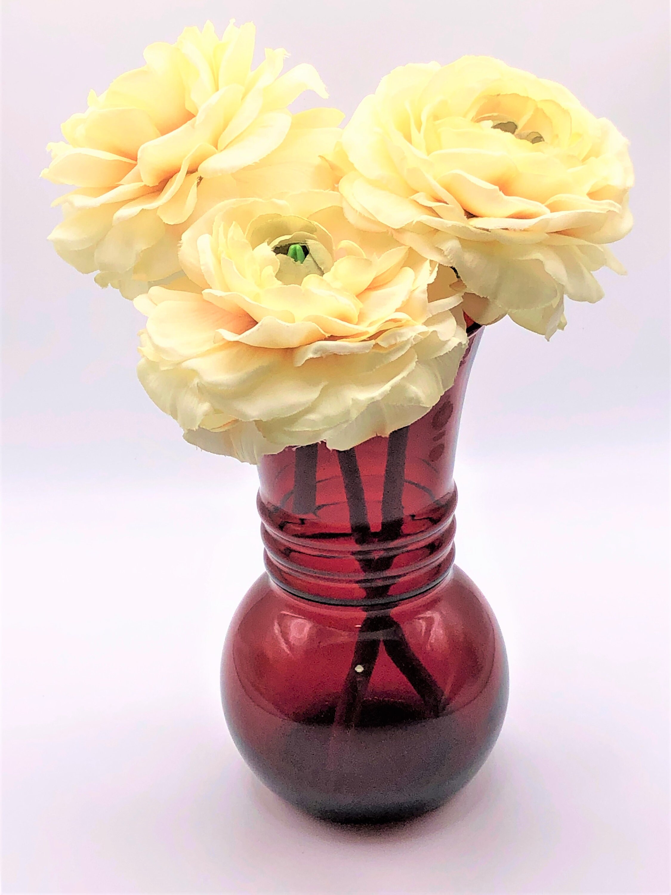 Indiana Glass Ruby Red Bud Vase Vases for Flowers Vase - Etsy