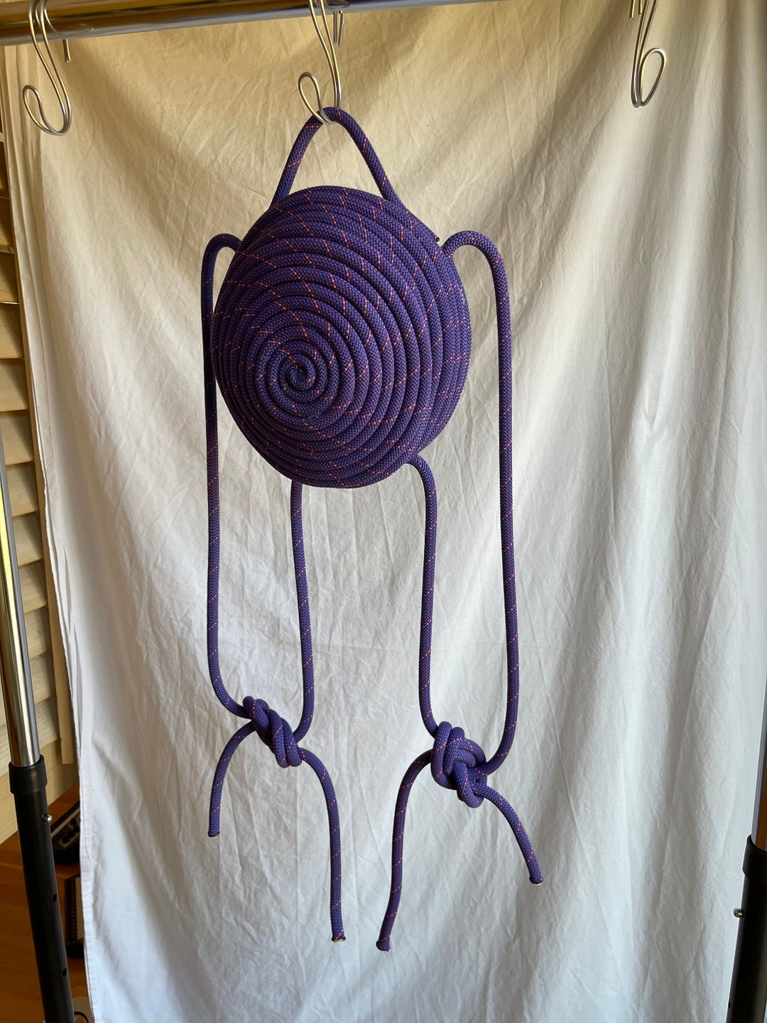 Turtle Backpack, Recycled Climbing Rope - Etsy