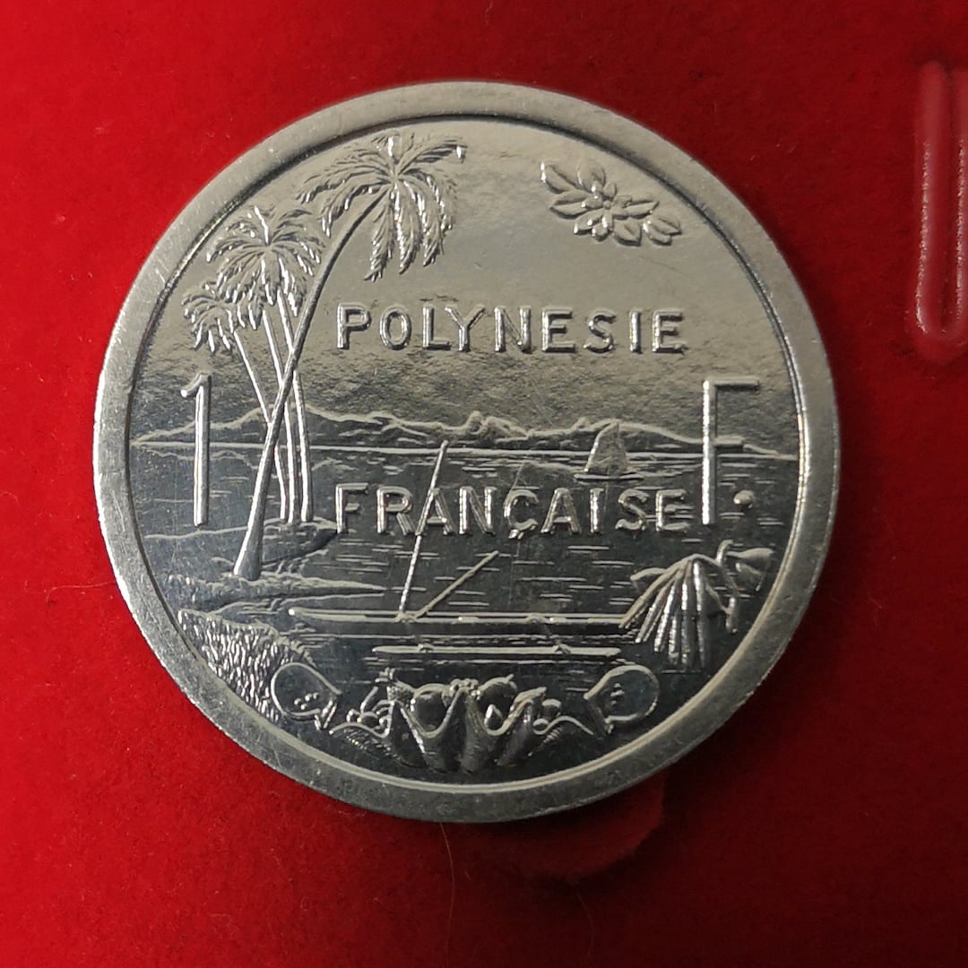 French Polynesia Currency 1991 1 Franc IEOM - Etsy