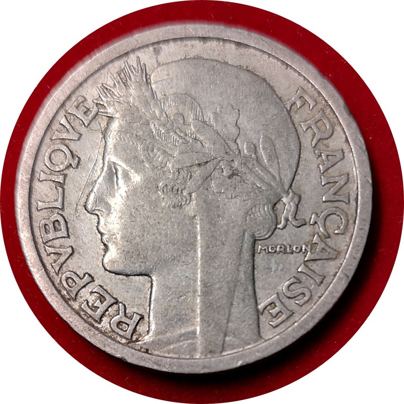 Coin France 1948 B 2 Francs Morlon Aluminum-magnesium - Etsy