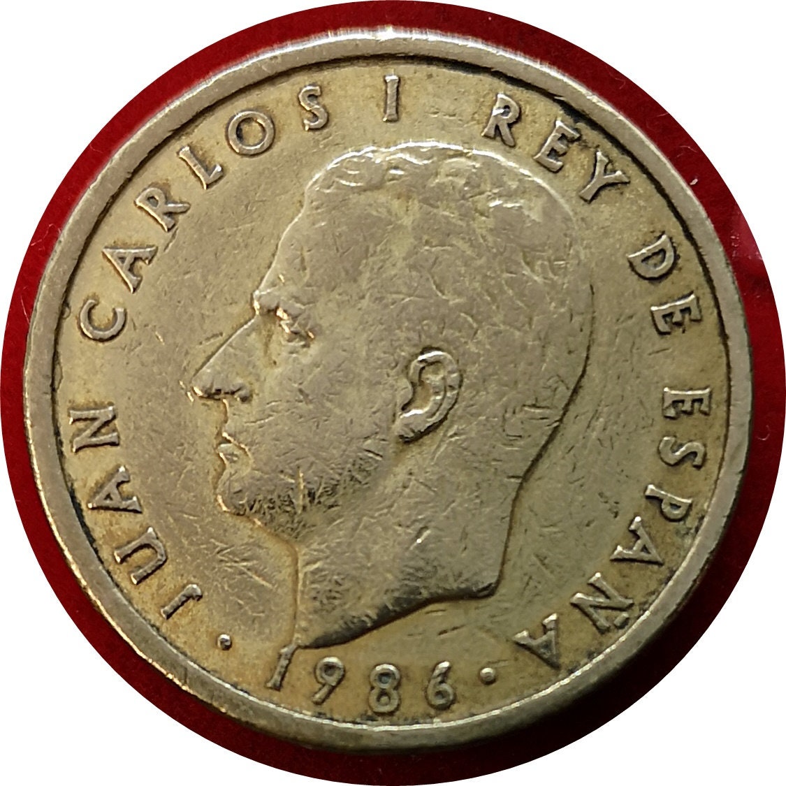 Spain Coin 1986 100 Pesetas CIEN Model edge B - Etsy