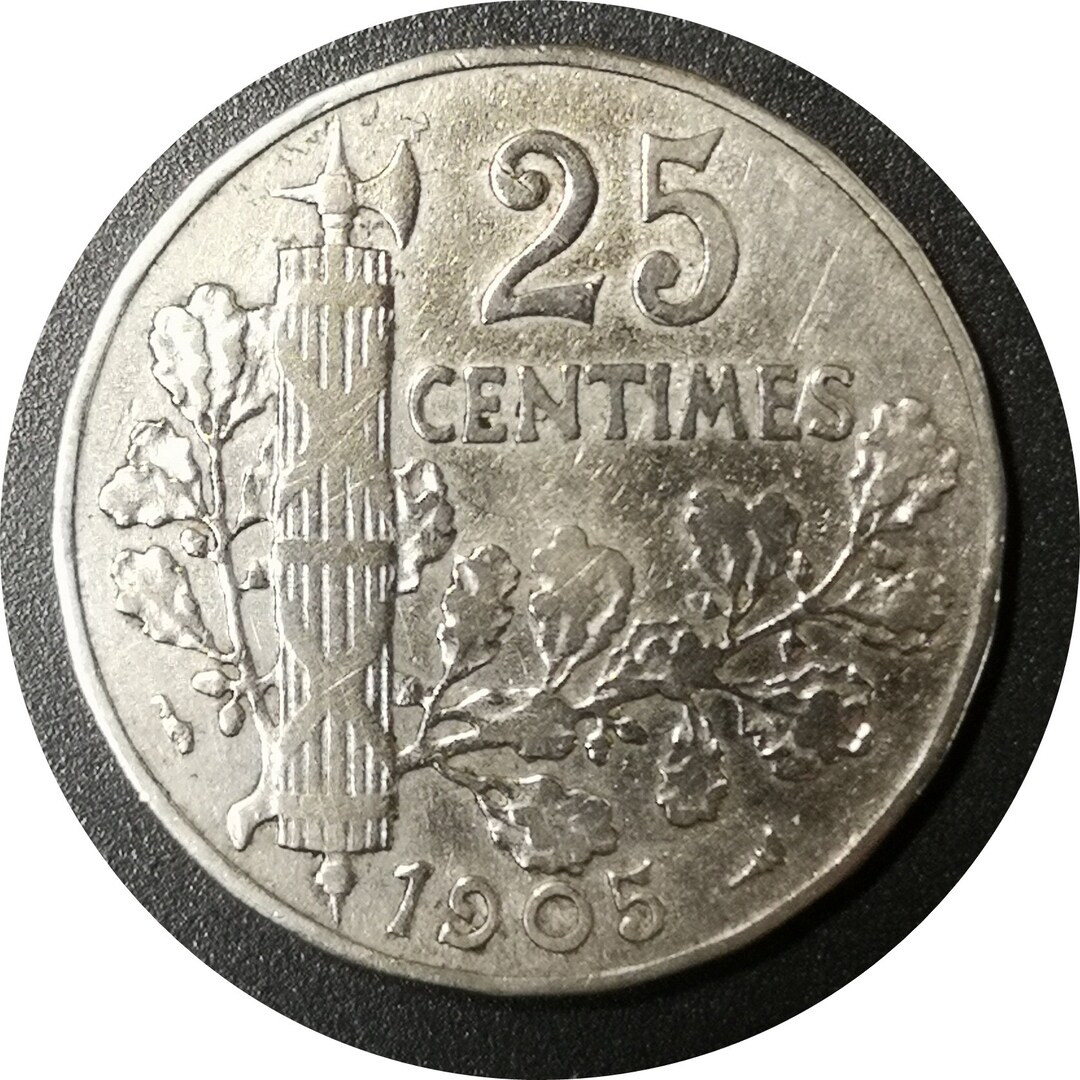 Coin France 1905 25 Centimes Patey 2nd Type - Etsy
