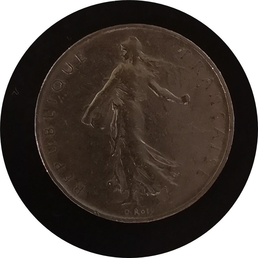 Monnaie 1968 France 1 Franc Semeuse KM925.1 - Etsy