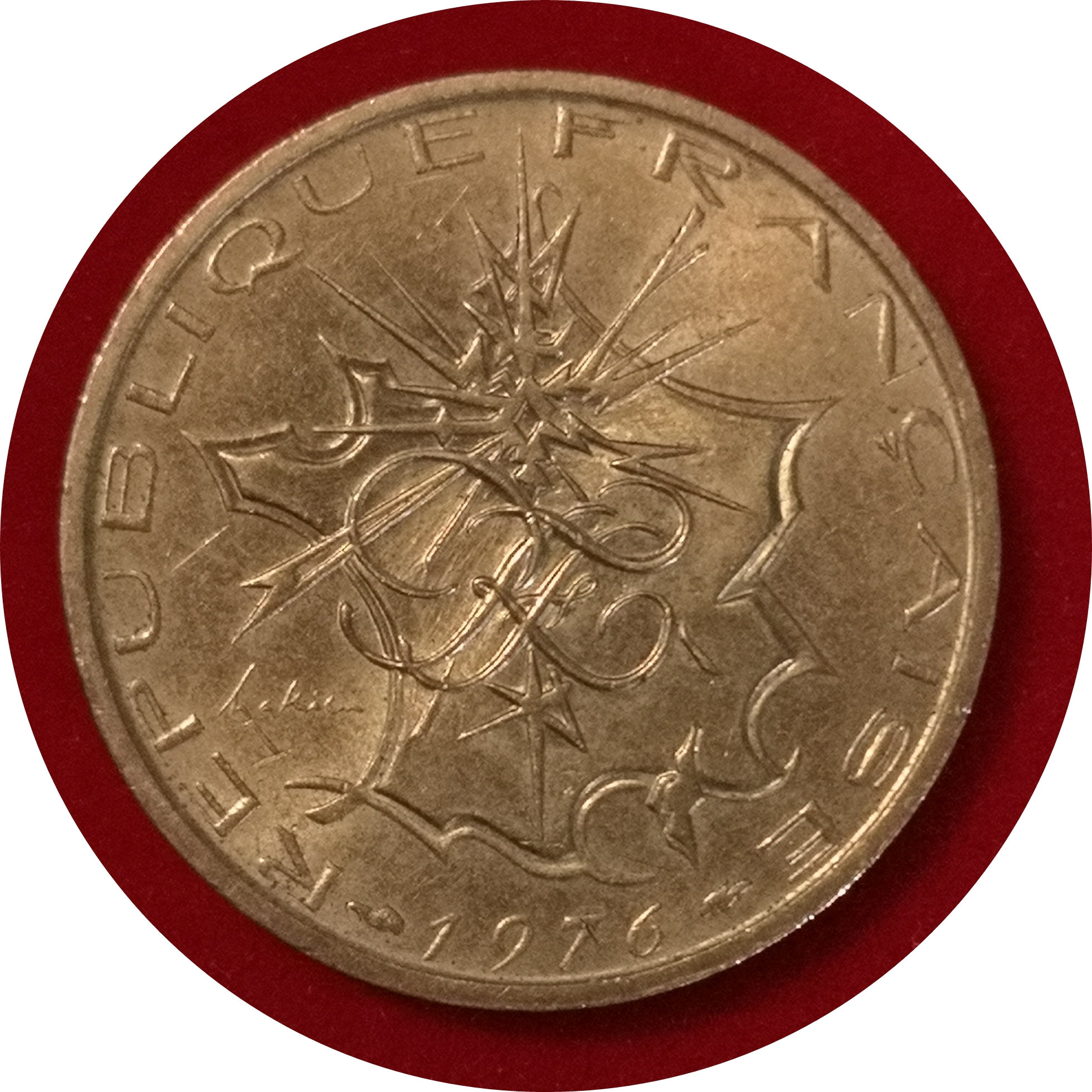 Coin France 1976 10 Francs Mathieu slice B - Etsy