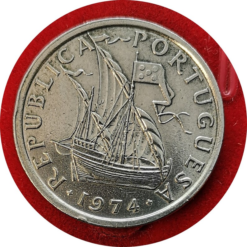 Portugal Coin 1974 5 Escudos - Etsy