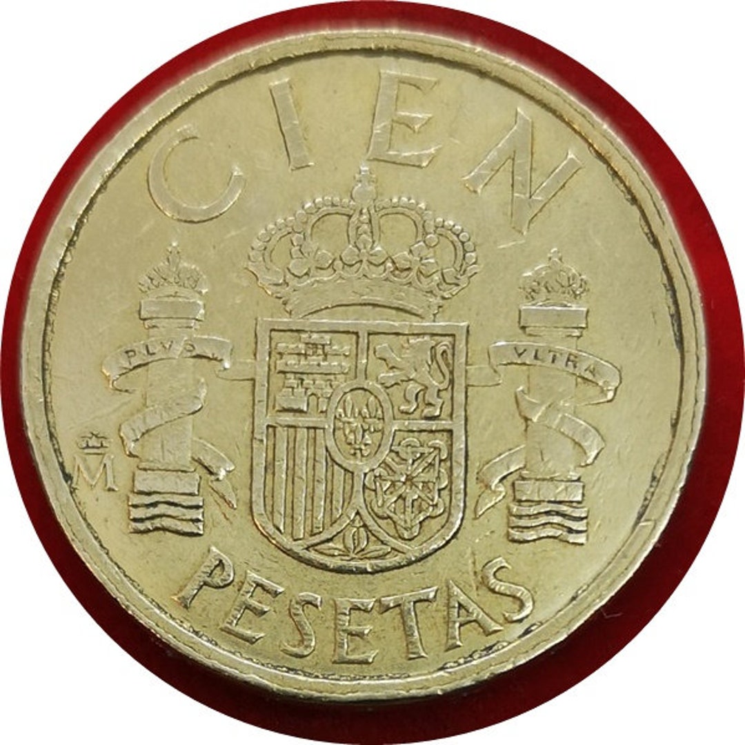 Coin Spain 1988 100 Pesetas Model CIEN edge A - Etsy