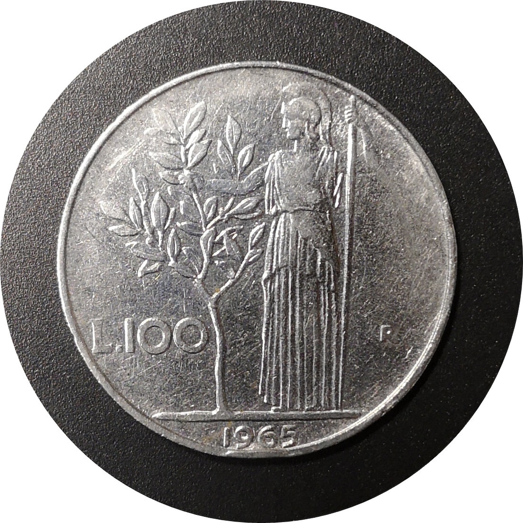 Coin Italy 1965 100 Lire Large Module - Etsy