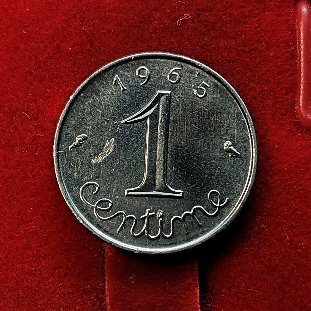 Coin France 1965 1 Centime Epi - Etsy