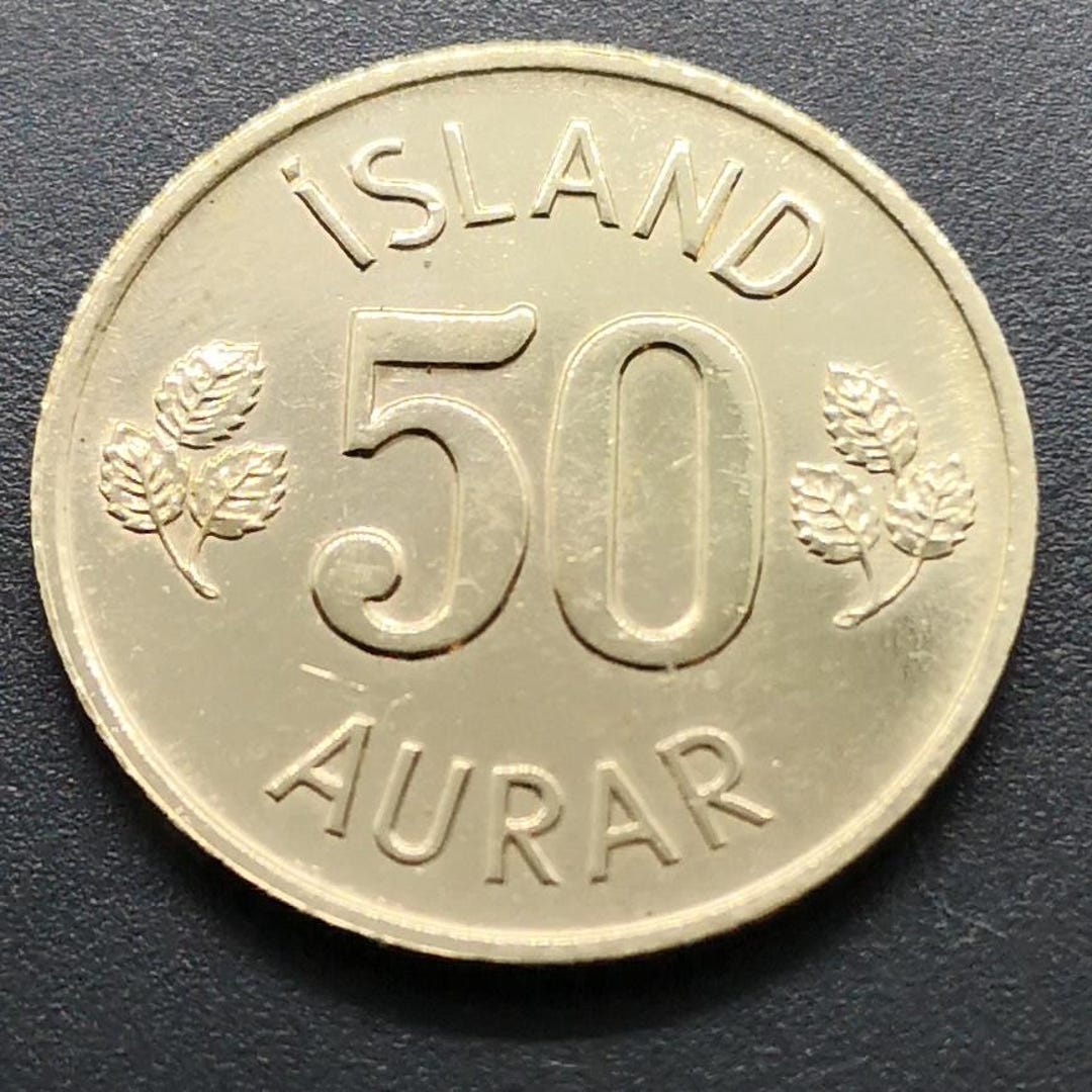 Icelandic Currency 1974 50 Aurar - Etsy