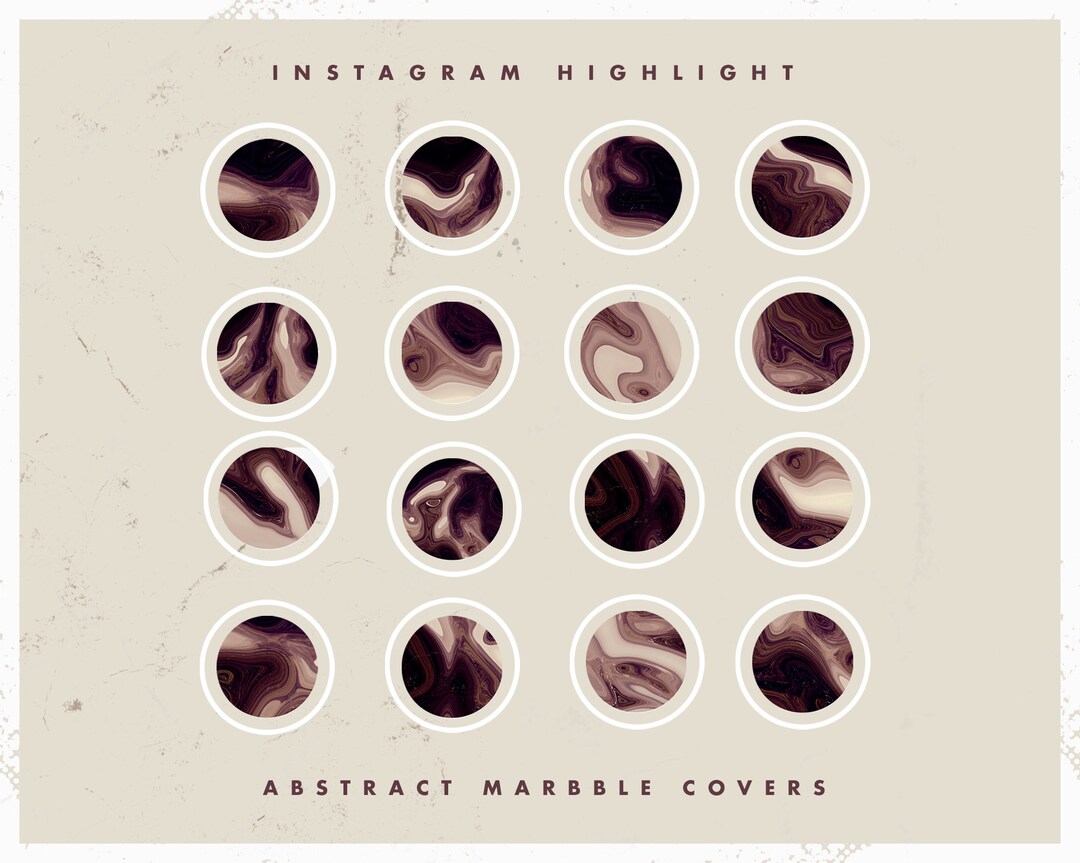 16 Instagram Stories Highlights Covers // Abstract Rose Liquid Marble ...