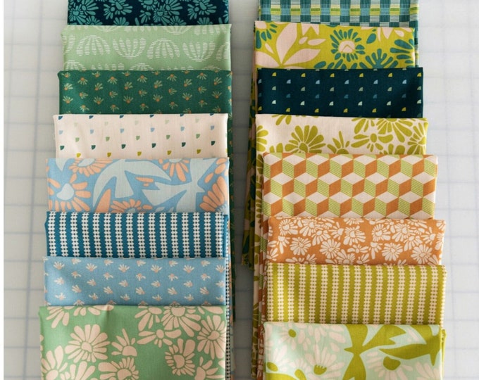 Fat Quarter Bundle Dawn to Dusk Fat Quarters Hand Selected Art Gallery Fabric 100% Cotton Quilt ...