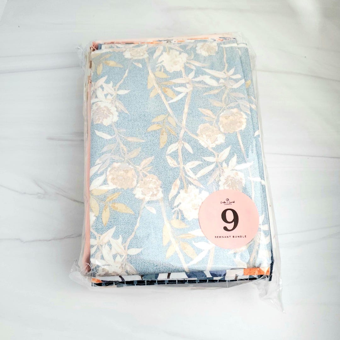 No. 9 Remnant End of Bolt Curated Scrap Bag | Includes Approx 8 Yards ...