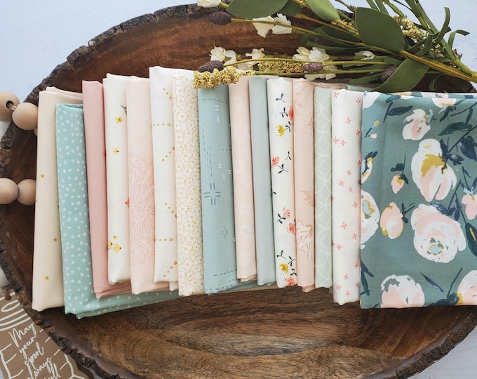 Curated Fat Quarter and Half Yard Curated Spring Story Bundle| Art Gallery Fabrics | Floral ...