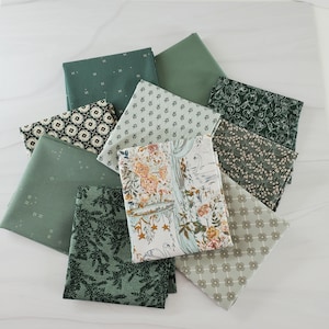 Evergreen Mist Fat Quarter or Half Yard Soft Green Color Story Quilt ...
