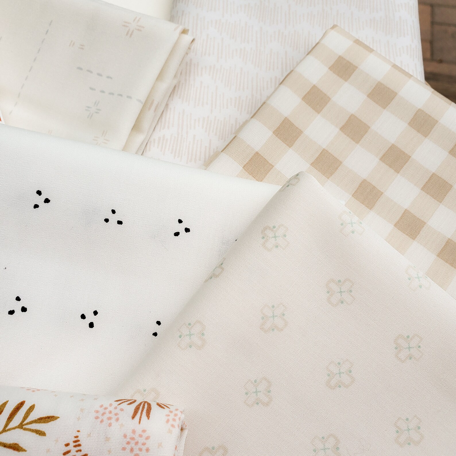 Curated Low Volume Crème Fresh Fat Quarter/half Yard Bundle - Etsy