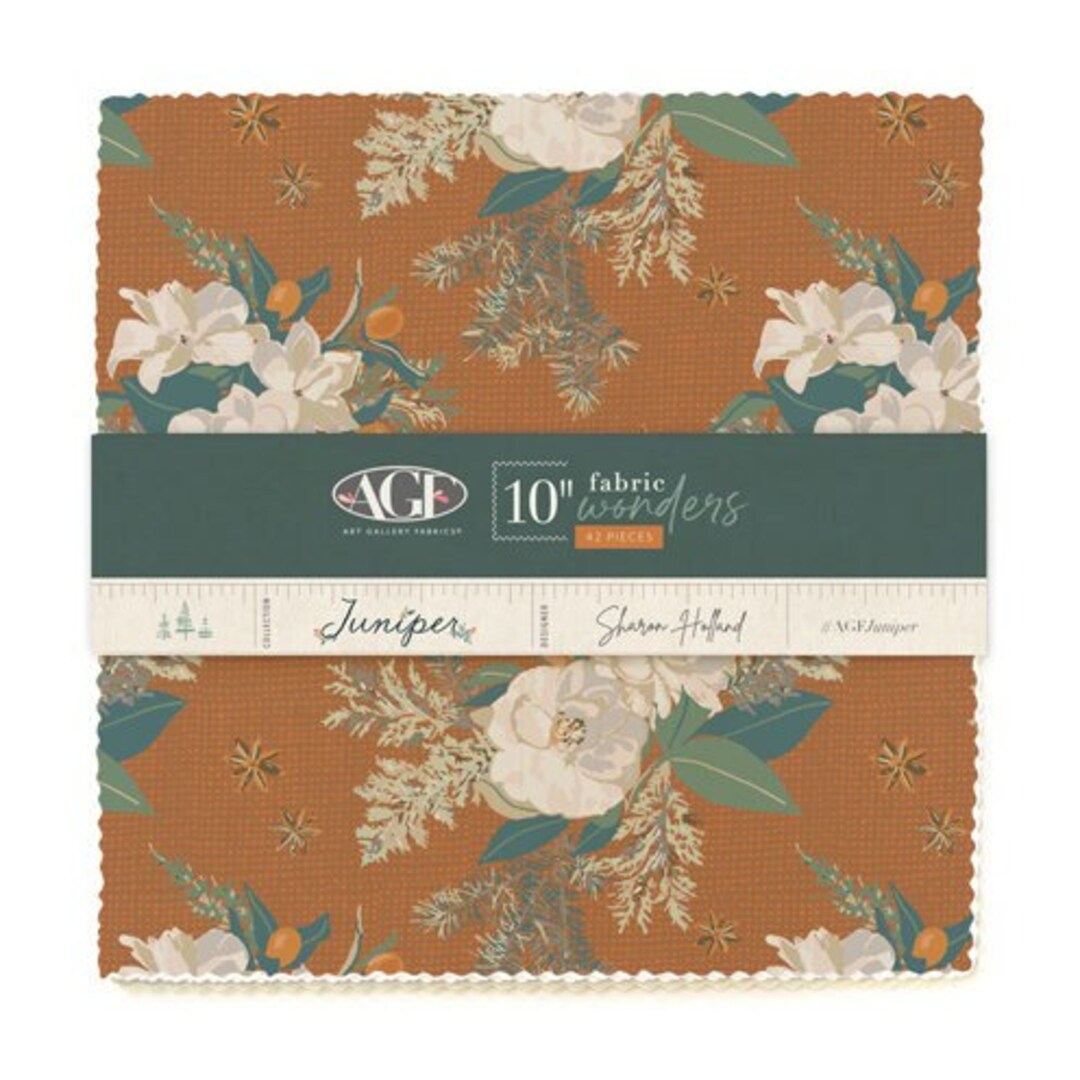 Juniper 10" Fabric Wonders | 42 - 10" Pre-cut Fabric Squares by Sharon ...