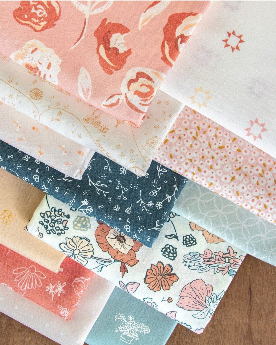 Road to Roundtop Fat Quarter or Half Yard Bundle by Elizabeth Chappell ...
