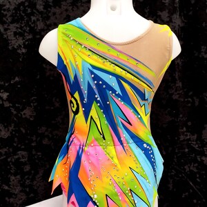 Lyrca Gymnastics Leotard, Acrobatic Artistic Skating Costume - Etsy