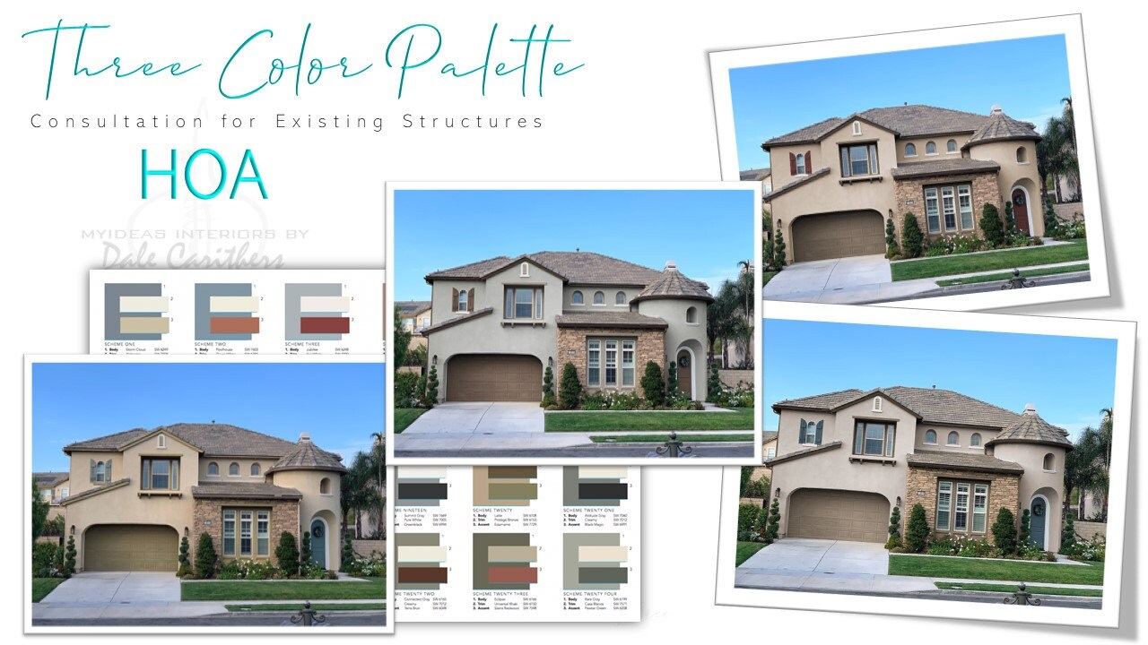 Existing Residential Exterior Color Consultation Paint & | Etsy