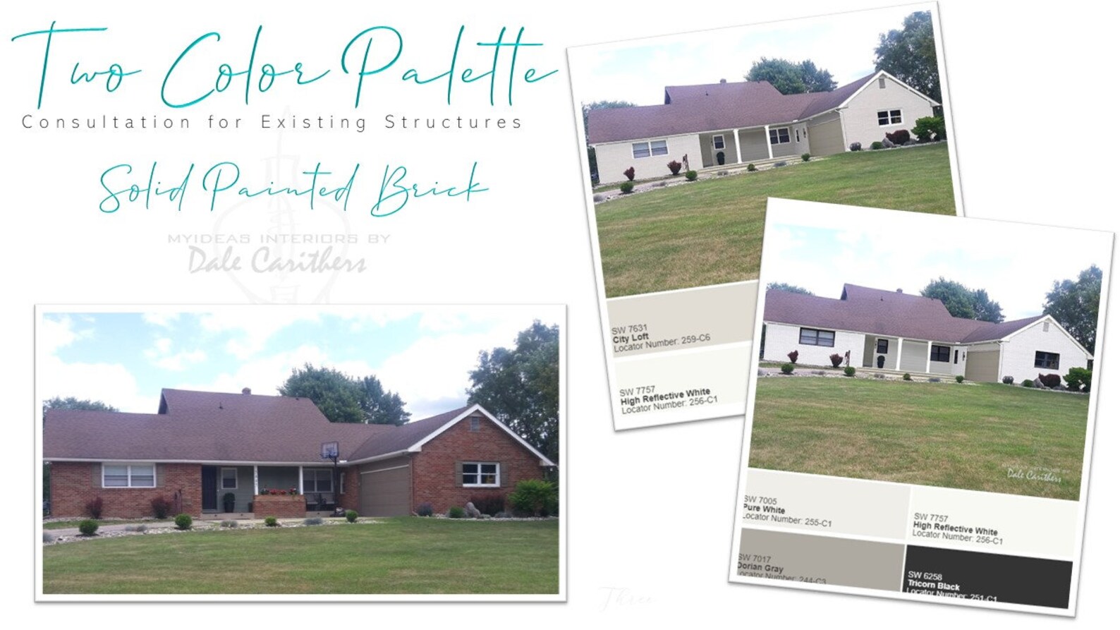 Existing Residential Exterior Color Consultation Paint & | Etsy