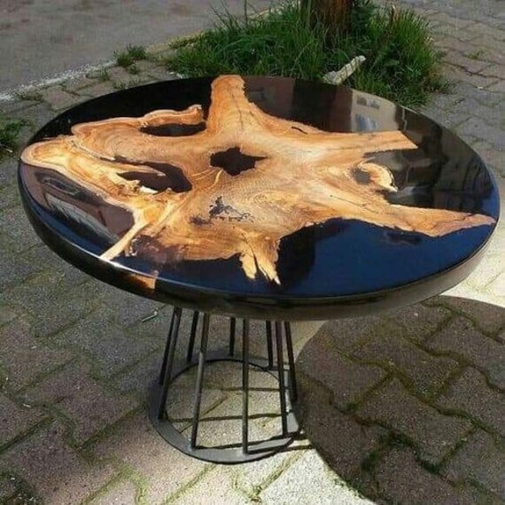 Round Epoxy Table Top Coffee Table Epoxy Round Epoxy Round | Etsy