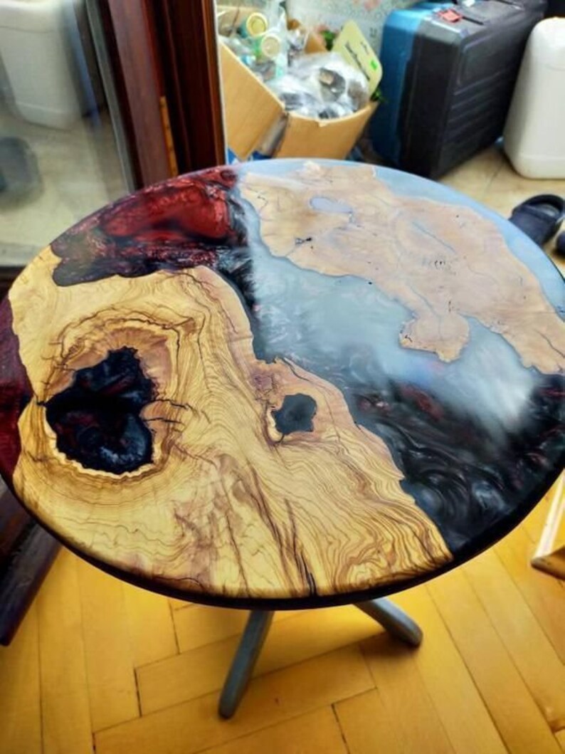 Round Epoxy Table Top Coffee Table Epoxy Round Epoxy Round - Etsy