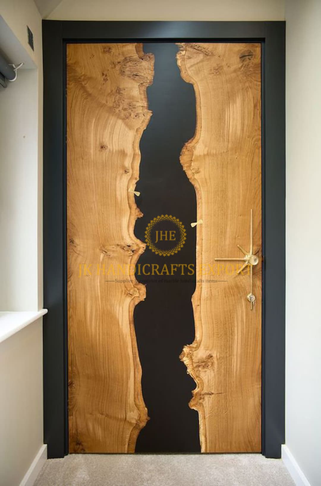 New Epoxy Resin Door for Luxury Home Office Bar Door, Epoxy Resin Wood ...