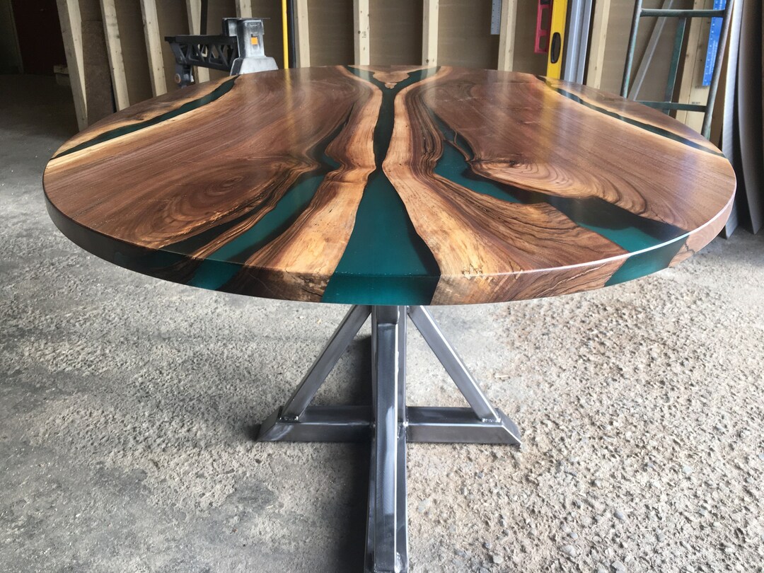 Round Epoxy Table Top, Coffee Table Epoxy Round, Epoxy Round Dining ...