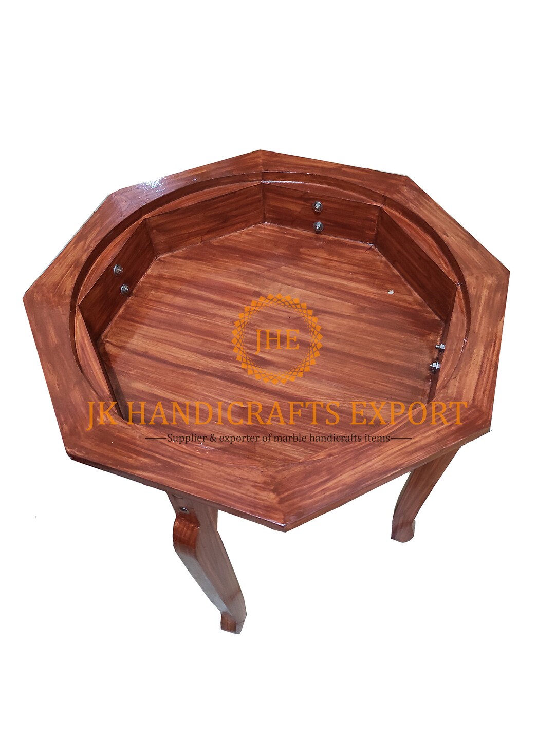 Stand for Round Table Teak Wood Stand for Marble Coffee Table Top ...
