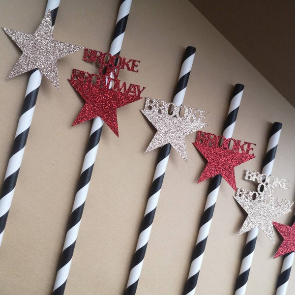 Star Paper Straws - Etsy