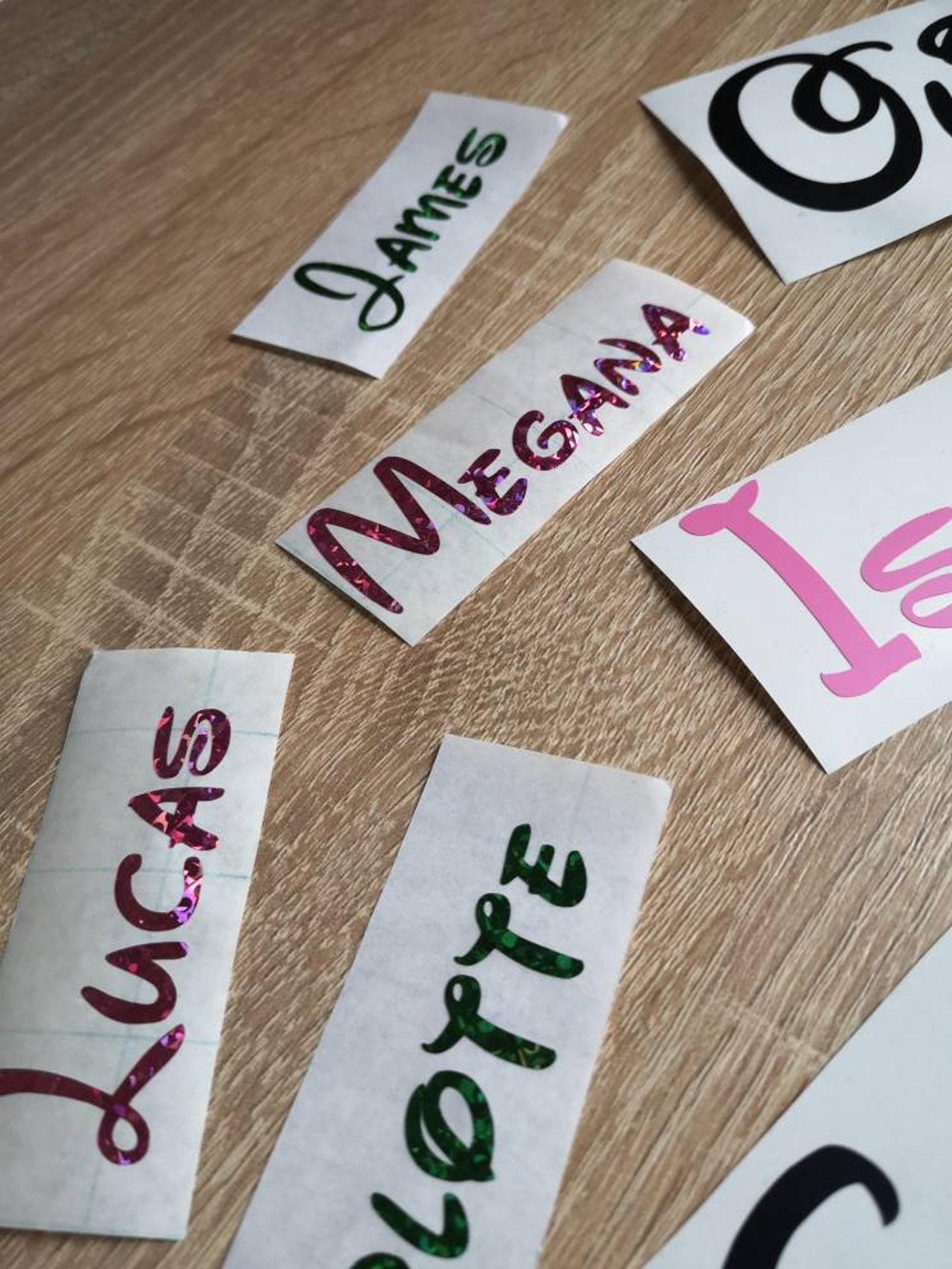 Personalised Disney Vinyl Name Stickers Disney Name Decal - Etsy