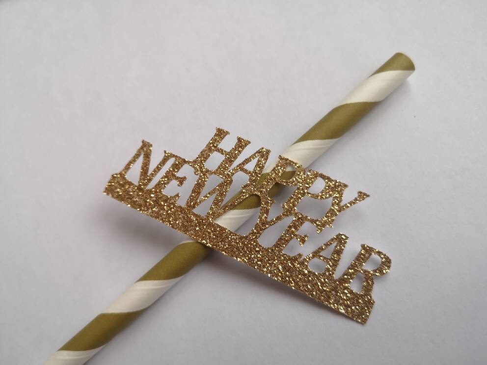 Custom Straws Personalized Straws Straw Glitter Birthday Party Name on ...