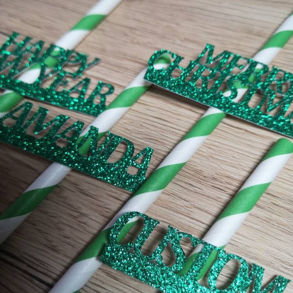 Custom Name Straw - Etsy