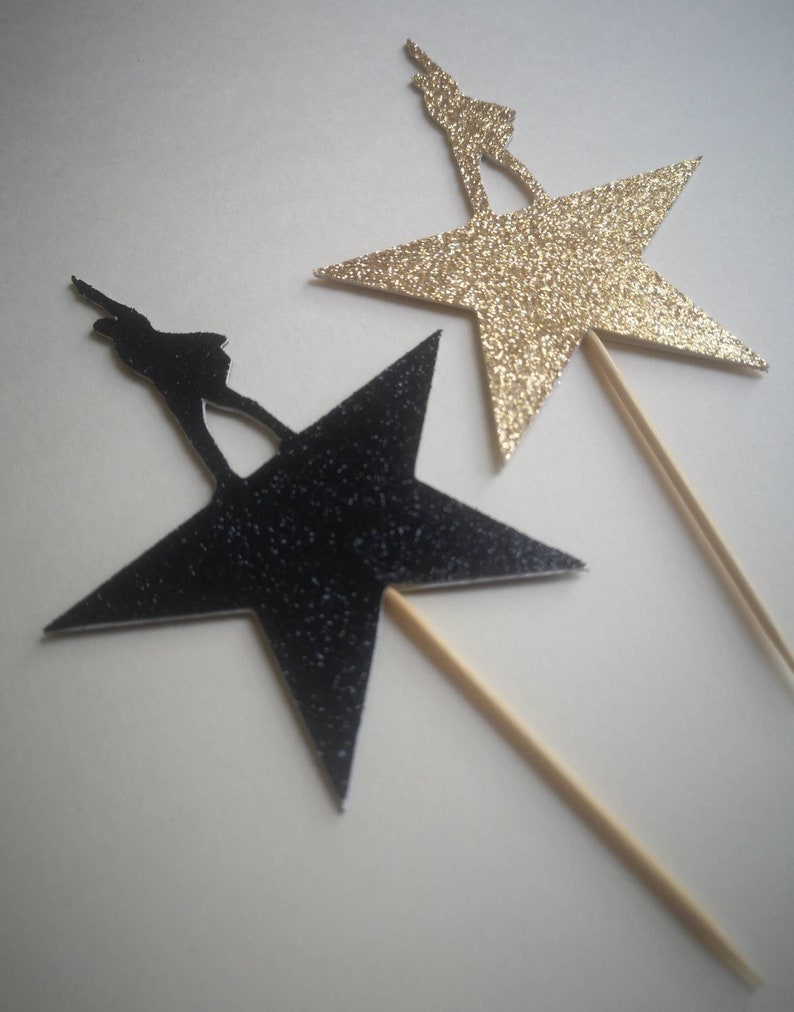Broadway Theme Party Hamilton Cupcake Toppers Hamilton - Etsy