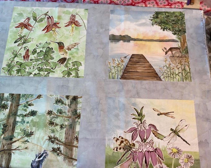 Minnesota State Quilt Shop Hop Fabric 2023 Clothworks Panel 24" X 44" 8 ...
