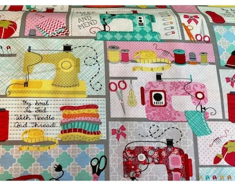 Sewing Notions Fabric | Etsy